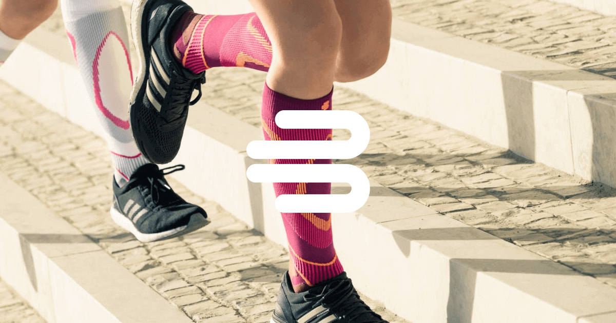 Laufsocken mit Kompression
